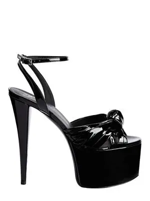 GIUSEPPE ZANOTTI Aida 150mm Platform Sandals - Black