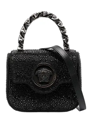 Versace La Medusa Mini Tote - Black