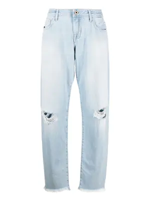 Jacob Cohen Distressed Denim Jeans - Blue