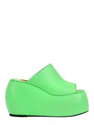 SIMONMILLER Bubble 100mm Wedge Sandals - Green
