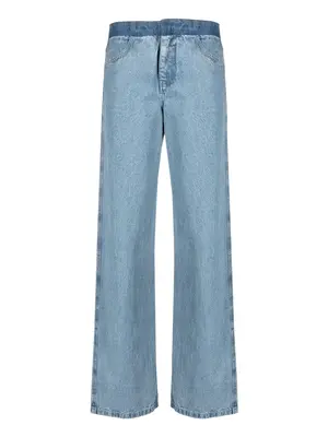 Christopher Esber Deconstruct Straight-leg Jeans - Blue