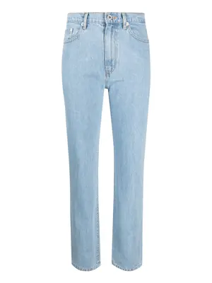 Kenzo Asagao Straight-leg Jeans - Blue