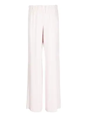 Emporio Armani Gathered Wide-leg Trousers - Pink