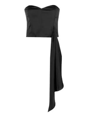 GESTUZ Gestuz Draped-Detailing Crop Top