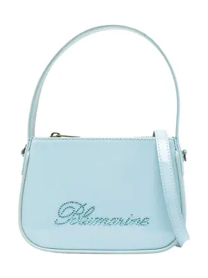 Blumarine Leather Mini Bag - Blue