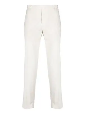 DELL'OGLIO Slim-cut Chino Trousers - Neutrals