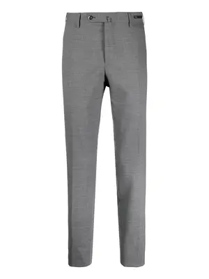 PT TORINO Logo-patch Tailored Trousers - Grey