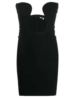 NENSI DOJAKA Cut-out Minidress - Black