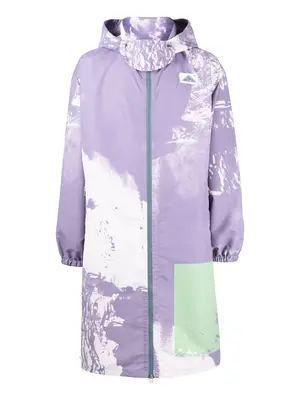 OAMC Biv Abstract-print Parka - Purple