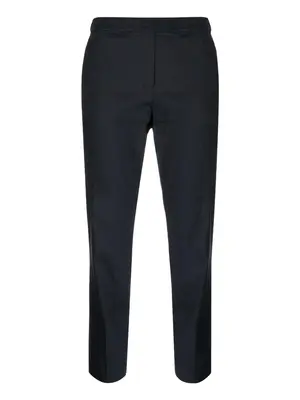 Theory Mid-rise Cropped Trousers - Blue