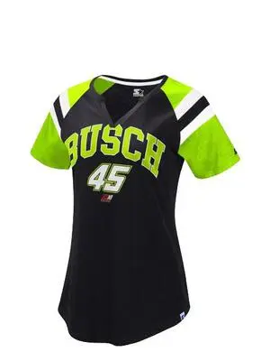 STARTER Kurt Busch Graphic V-neck T-shirt - Black