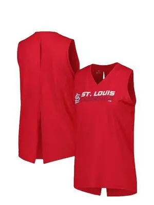 LEVELWEAR St. Louis Cardinals Paisley Chase V-neck Tank Top - Red