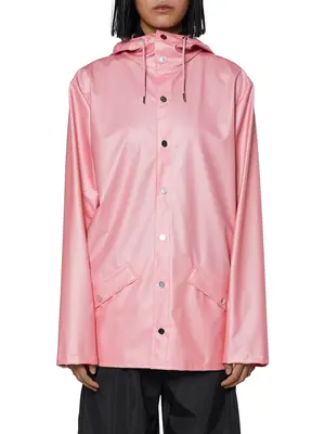 Rains Rains Waterproof Rain Jacket Pink Sky