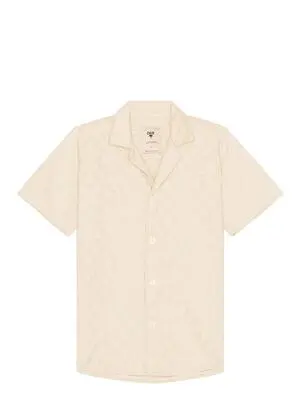 Oas Machu Cuba Terry Shirt In Brown - Beige