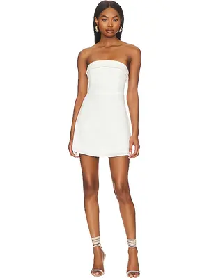 INDAH Miss Jones Mini Dress - White
