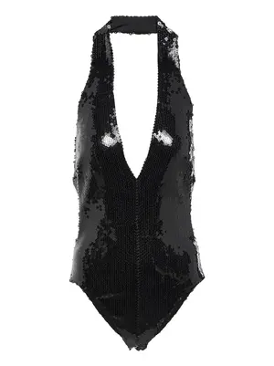 ALEXANDRE VAUTHIER Alexandre Vauthier Sequined Halterneck Bodysuit