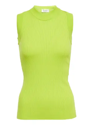 Sportmax Nido Ribbed-knit Tank Top - Green
