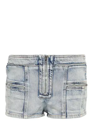 Isabel Marant Lary Denim Shorts - Blue