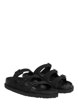 BIRKENSTOCK Birkenstock 1774 Florida Suede Sandals Black