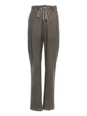 MAISON MARGIELA Wide-leg Wool Trousers - Grey