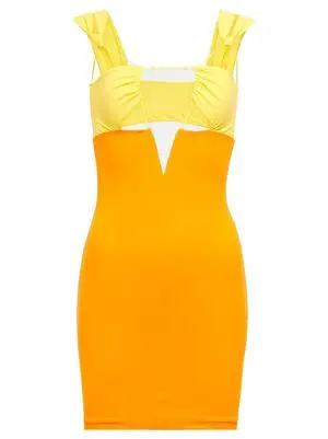 NENSI DOJAKA NENSI DOJAKA Cutout Mini Dress Multicoloured