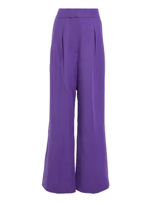 Jacquemus Plidao Wide-leg Pants - Purple