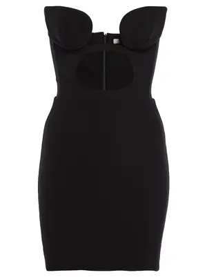 NENSI DOJAKA Cutout Minidress - Black