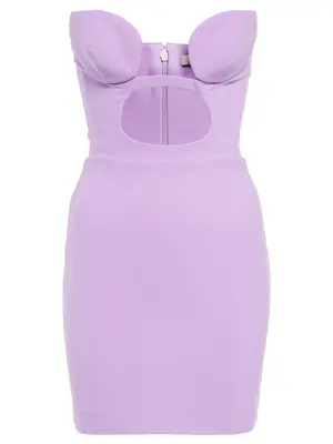 NENSI DOJAKA Cutout Minidress - Purple