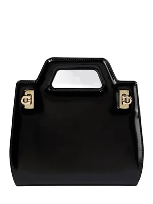 SALVATORE FERRAGAMO Ferragamo Wanda Mini Leather Tote