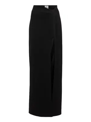Galvan Alicja Jersey Maxi Skirt - Black