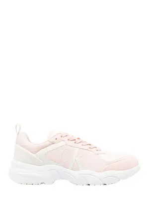 Calvin Klein Logo-print Low-top Sneakers - Pink