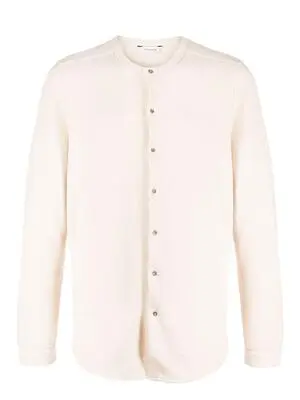 HOLZWEILER Henley-collar Button-down Shirt
