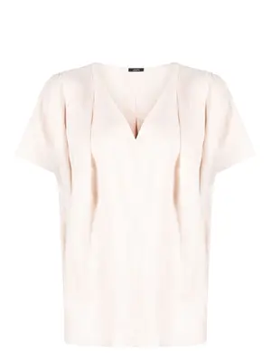 JOSEPH V-neck Top - Neutrals