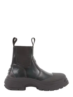 MAISON MARGIELA Alex Leather Ankle Boots - Black