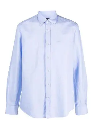 Paul & Shark Cotton-linen-blend Shirt - Blue