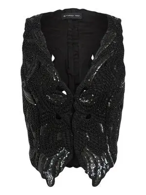 ETRO Butterfly Sequin Vest