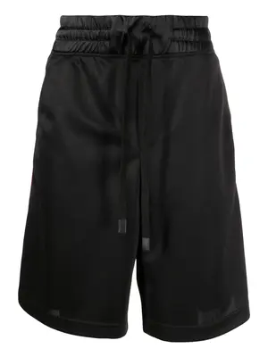 Versace Debossed Logo Shorts - Black