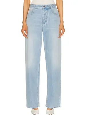 Bottega Veneta Wide Leg Jeans - Light Bleach