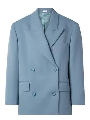 Acne Studios Double-breasted Twill Blazer - Blue