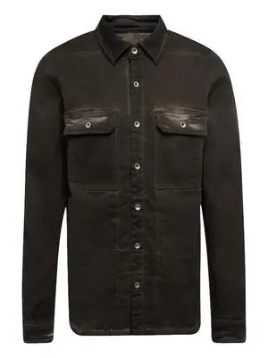 Rick Owens Denim Shirt - Brown
