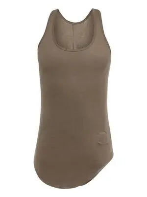 Rick Owens Cotton Tank Top - Beige