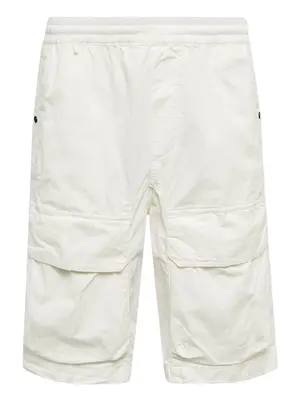 C.P. COMPANY Cotton-blend Jersey Cargo Shorts - White