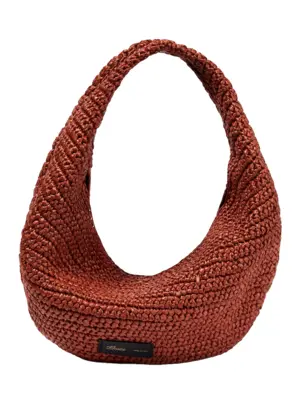 KHAITE Khaite Olivia Medium Raffia Shoulder Bag