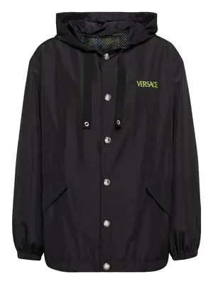 Versace La Maschere Printed Jacket - Black