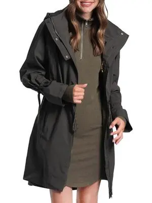 LOLE Lole Piper Waterproof Oversized Rain Jacket Olive