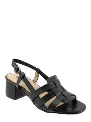 Trotters Luna Slingback Sandal - Black