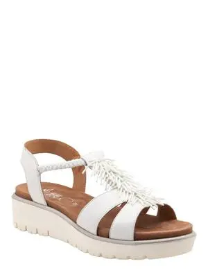 ARA Bristol Platform Sandals - Cream Calf