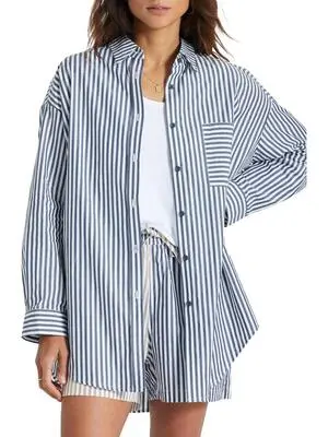 BRIXTON Sidney Oversize Button-Up Shirt