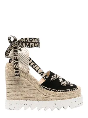Stella McCartney 140mm Gaia Espadrilles - Black