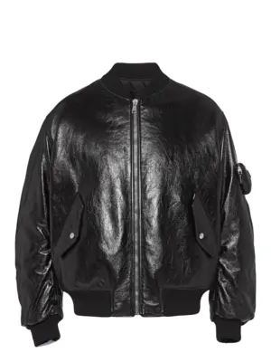 PRADA Prada Nappa Leather Bomber Jacket